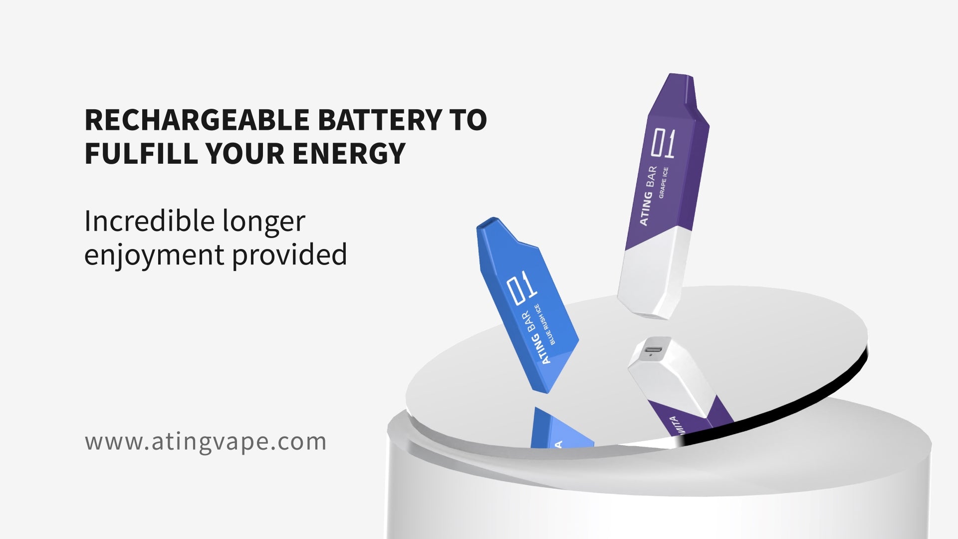 Atingbar AT01 Closed Vape Pod Kit: Unique Fashion Design for Stylish Vaping