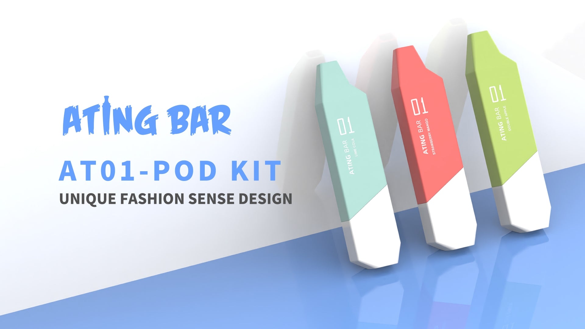 Atingbar AT01 Closed Vape Pod Kit: Unique Fashion Design for Stylish Vaping